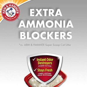 Arm and Hammer Clumping Cat Litter, Multi-Cat Strength, 40 Pound Box