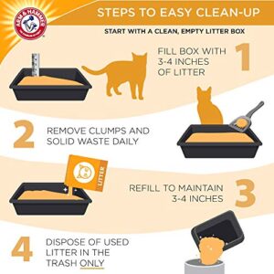 Arm and Hammer Clumping Cat Litter, Multi-Cat Strength, 40 Pound Box