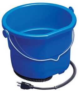 api heated bucket heated flat back bucket, 10 quart (item no. 10fb)