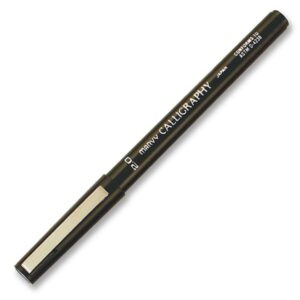 marvy calligraphy pen, 2.0, black - 1 each (uch6000fs1)