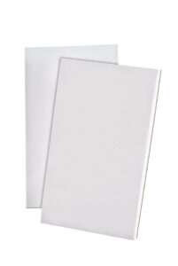 ampad scratch pad, size 3 x 5, white paper, no ruling, 100 sheets per pad (21-430), pack of 12