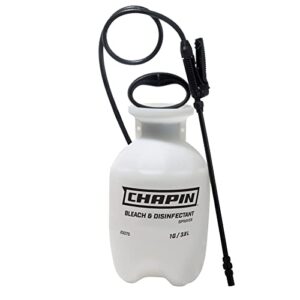 chapin international 20075 disinfectant bleach sprayer, 1 gallon, translucent white