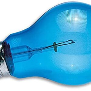 Fluker Labs SFK22404 Reptile Incandescent Daylight Bulb for Pet Habitat, 150-watt, Blue