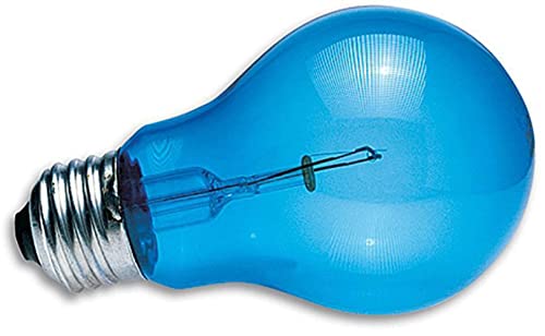 Fluker Labs SFK22404 Reptile Incandescent Daylight Bulb for Pet Habitat, 150-watt, Blue