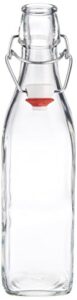 bormioli rocco, clear glass, swing 17 ounce (1 bottle), 17oz