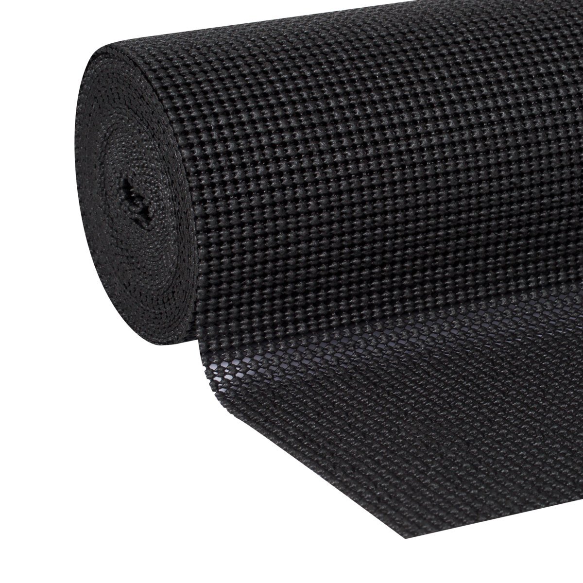 Duck Non-Adhesive Shelf Liner Select Grip EasyLiner, 12-inch x 20 Feet, Black