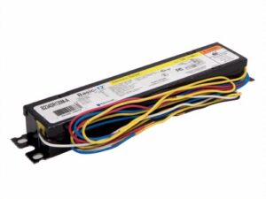 universal lighting technologies b234sr120m-a000i electronic ballast, fluorescent, t12, 2-lamp, 120v, black