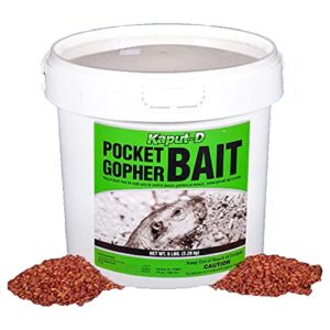 kaput-d pocket gopher bait - 5 lb bucket