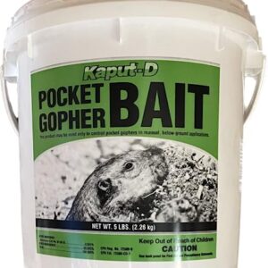 KAPUT-D Pocket Gopher Bait - 5 lb Bucket