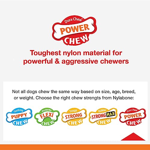 Nylabone Power Chew Monster Bone Big Dog Chew Toy Monster Chicken XX-Large/Monster (1 Count)