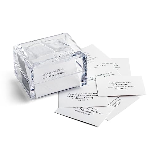 DaySpring - God's Word Promise Box: Prayers and Promises (King James Version) - Large Print Cards with Scriptures and Prayers (T9656) 3 3/4" x 2 1/2" x 2 3/4"