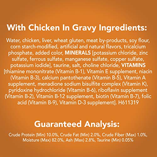 Purina Friskies Gravy Wet Cat Food, Prime Filets With Chicken - (24) 5.5 oz. Cans