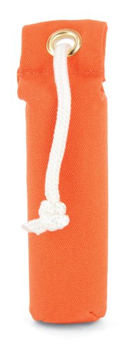 SportDOG Brand Canvas Dummies - Hunting Dog Training Tool - Weighted Bumper for Easy Throwing - Readily Holds Game Scent - Floats - Puppy - Orange