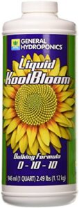 general hydroponics liquid kool bloom fertilizers, 1-quart