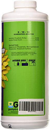 General Hydroponics Liquid Kool Bloom Fertilizers, 1-Quart