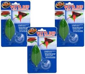 (3 pack) betta bed leaf hammock