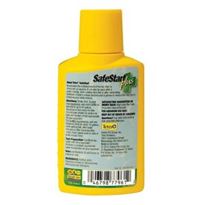 Tetra SafeStart Plus, For Newly Set-Up Fish aquariums, 100 ml, 3.38-Ounce