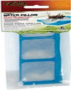 zilla reptile food cricket water pillows, 6-pack