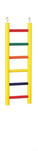 prevue pet products bpv01135 carpenter creations hardwood bird ladder with 6 rungs, 12-inch, colors vary