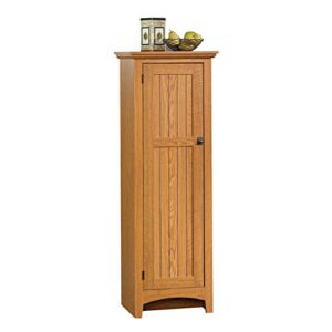 sauder summer home pantry, carolina oak finish