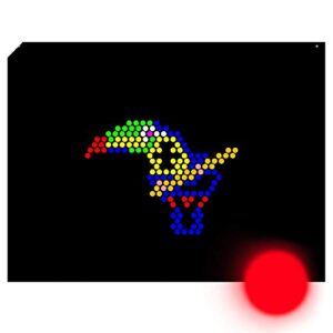 illumipeg zoo refill templates for pre-1994 original lite brite (10 sheets, 9x12)