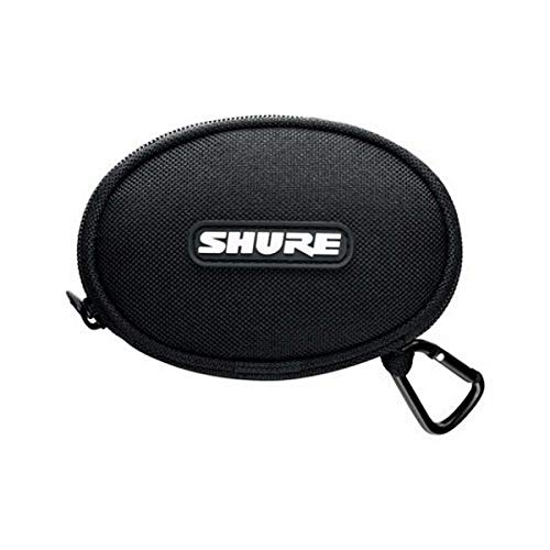 Shure EASCASE Soft Zippered Pouch for Shure Earphones, Black