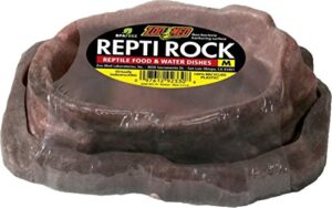 repti rock food and water dish combo