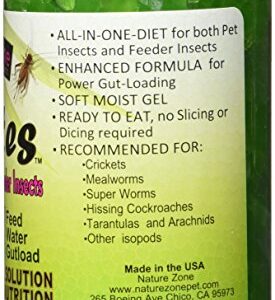 Nature Zone SNZ54511 Feeder Insects Total Bites Soft Moist Food with Spirulina, 9-Ounce