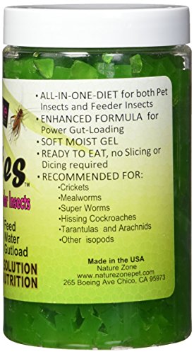 Nature Zone SNZ54511 Feeder Insects Total Bites Soft Moist Food with Spirulina, 9-Ounce