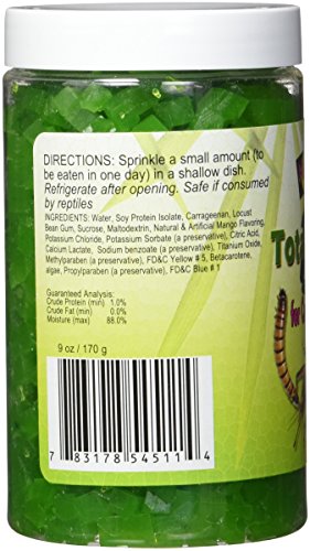 Nature Zone SNZ54511 Feeder Insects Total Bites Soft Moist Food with Spirulina, 9-Ounce