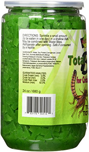 Nature Zone Total Bites for Crickets & Feeder Insects, Soft Moist Food, 24-Ounce