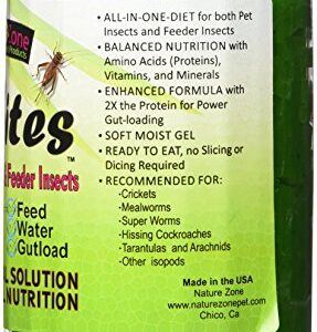 Nature Zone Total Bites for Crickets & Feeder Insects, Soft Moist Food, 24-Ounce