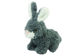 multipet look who's talking plush talking rabbit dog toy, 6-inch, medium breeds