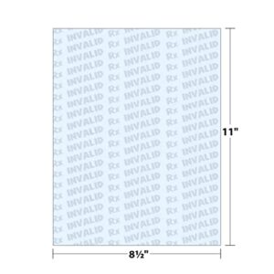 Blue Security Prescription Paper - 250 Sheets