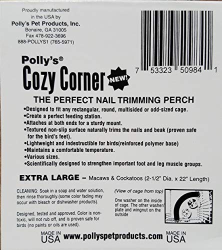 Polly's Cozy Corner Bird Perch, X-Large