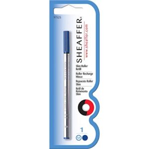 sheaffer slim rollerball refill - blue medium - blister card