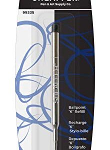 Sheaffer Ballpoint Refill"K" Style - Black Medium - Blister Card