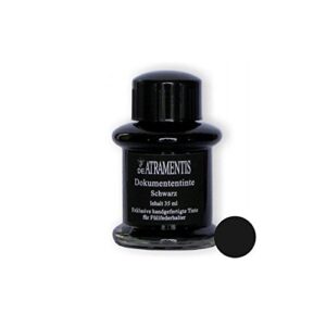 de atramentis document ink-black 45 ml fountain pen bottled ink