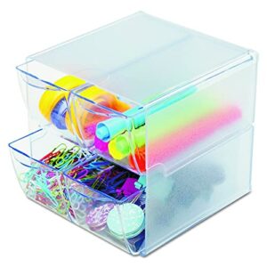 deflecto stackable cube organizer 6" x 6" x 7.5"