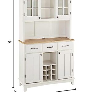 Homestyles sideboards-buffets-credenzas, Server with Hutch, Off White