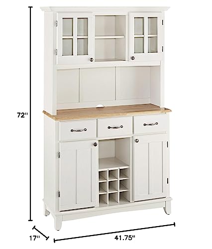 Homestyles sideboards-buffets-credenzas, Server with Hutch, Off White