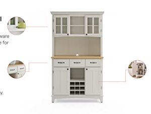 Homestyles sideboards-buffets-credenzas, Server with Hutch, Off White