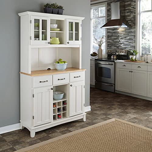 Homestyles sideboards-buffets-credenzas, Server with Hutch, Off White