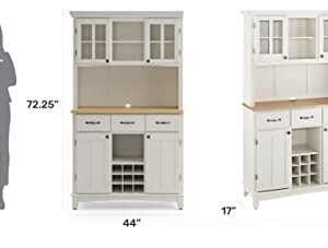 Homestyles sideboards-buffets-credenzas, Server with Hutch, Off White