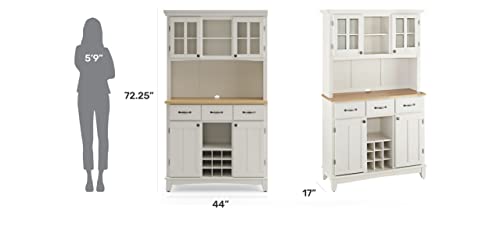 Homestyles sideboards-buffets-credenzas, Server with Hutch, Off White