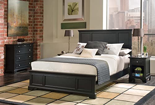 Homestyles Bedford Queen Bed, Black