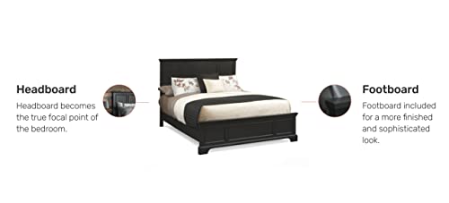 Homestyles Bedford Queen Bed, Black