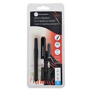 manuscript pen company ltd mc1235 manuscript beginner's calligraphy set, 5 mm