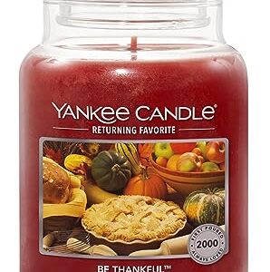 Be Thankful - 22 Oz Large Jar Yankee Candle