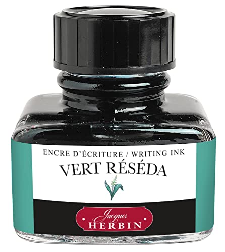 J. Herbin Fountain Pen Ink - 30 ml Bottled - Vert Reseda